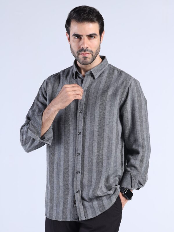 Striped Flannel Shirt - MAXAM